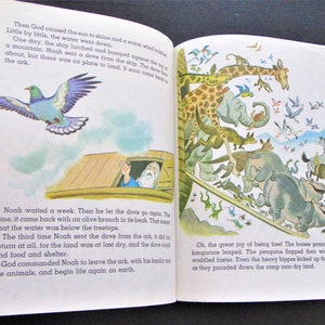 1969 Vintage NOAH'S ARK / Little Golden Book / Religious / Children's ...