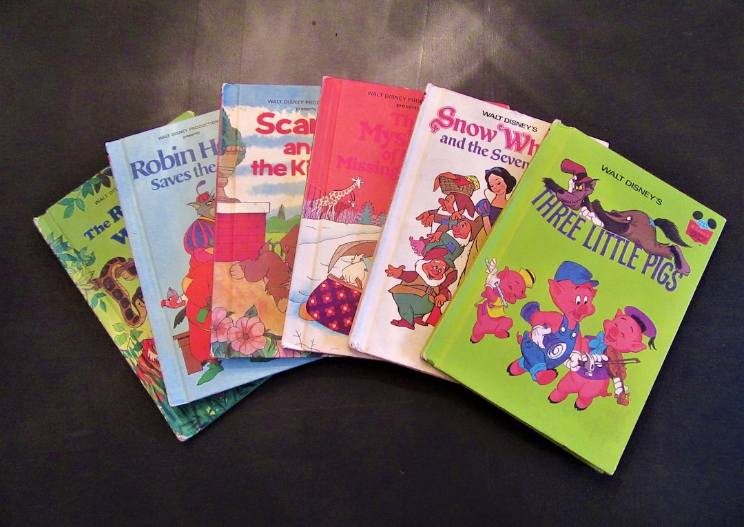 Vintage Walt Disney Beginner Book, 1970s Hardcover - Choose Your Title ...