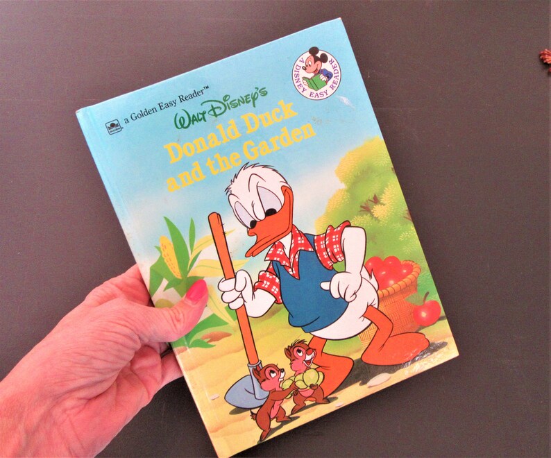 1988 Vintage WALT DISNEY Easy Reader Book / Donald Duck and - Etsy