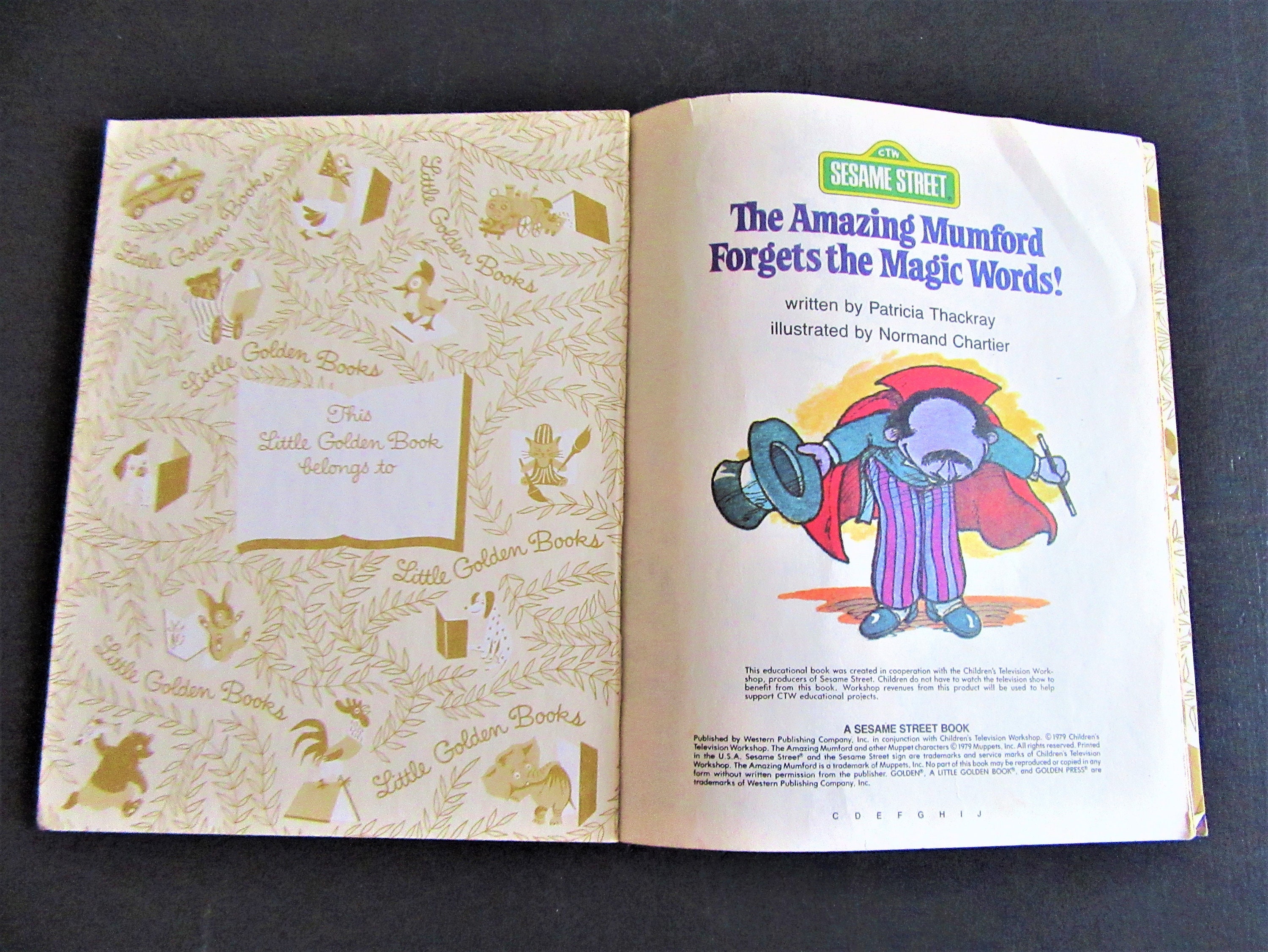 1979 the Amazing Mumford Forgets the Magic Words! / Little Golden Book ...