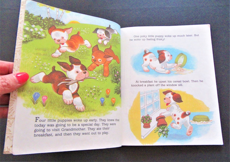 1985 the Poky Little Puppy's Naughty Day / Little Golden Book ...
