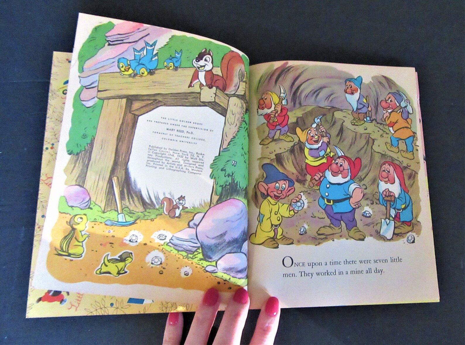 1952 Vintage WALT DISNEY / Seven Dwarfs Find a House / Little - Etsy