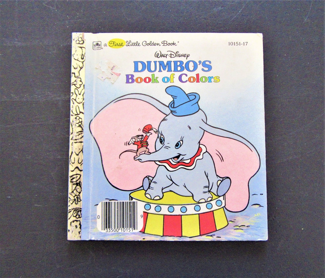 1988 Dumbo's Book of Colors: A First Little Golden Book - Etsy