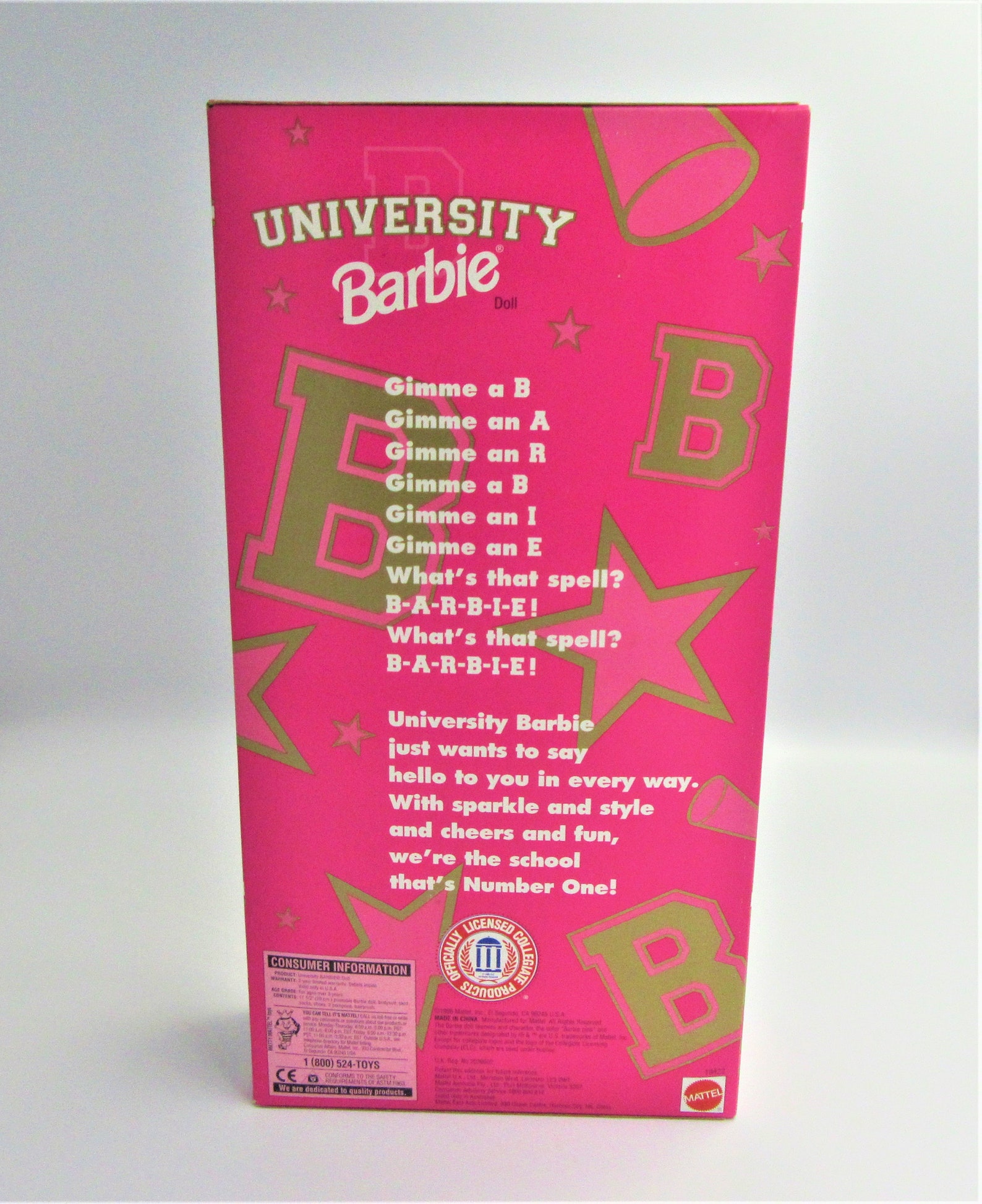 1996 MATTEL BARBIE University of Alabama Barbie Doll Special | Etsy