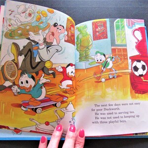 1989 Vintage DUCKTALES Webby Saves the Day / WALT DISNEY / Hardcover ...