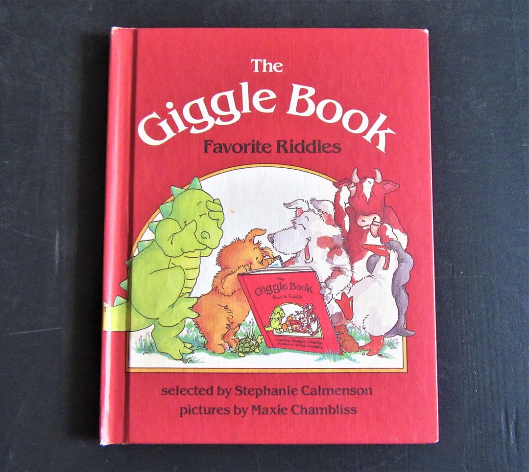 1987 Vintage THE GIGGLE BOOK / Hardcover Children's Book / Favorite ...