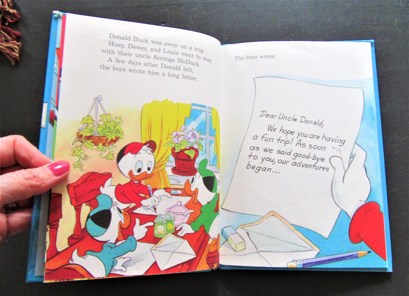 1989 Vintage DUCKTALES Webby Saves the Day / WALT DISNEY / Hardcover ...