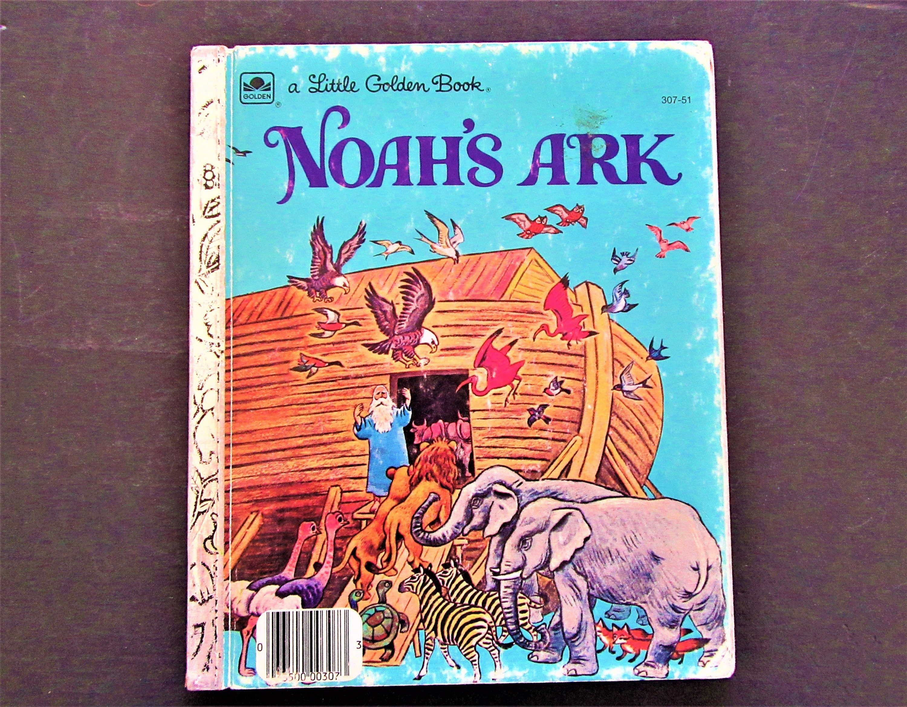 1969 Vintage NOAH'S ARK / Little Golden Book / Religious / - Etsy