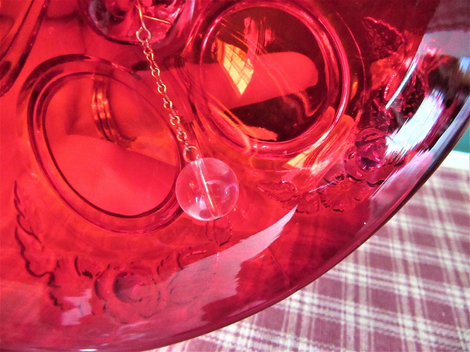 Vintage FENTON RED GLASS Bell Fenton Art Glass Collectible Red | Etsy