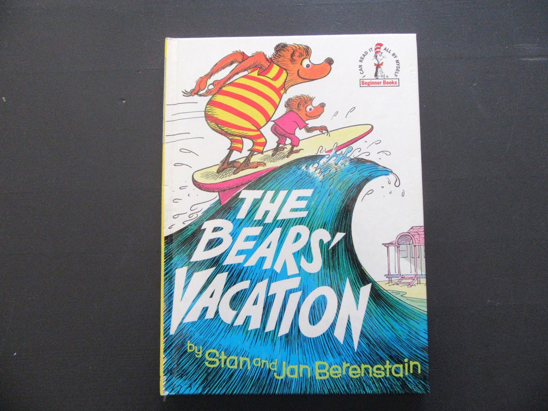 Vintage 1968 Berenstain Bears: the Bears' Vacation Hardcover Book - Etsy