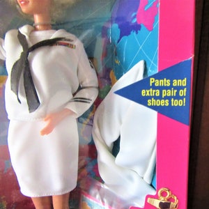 1990 Stars and Stripes NAVY BARBIE USN Vintage Barbie 9693 | Etsy