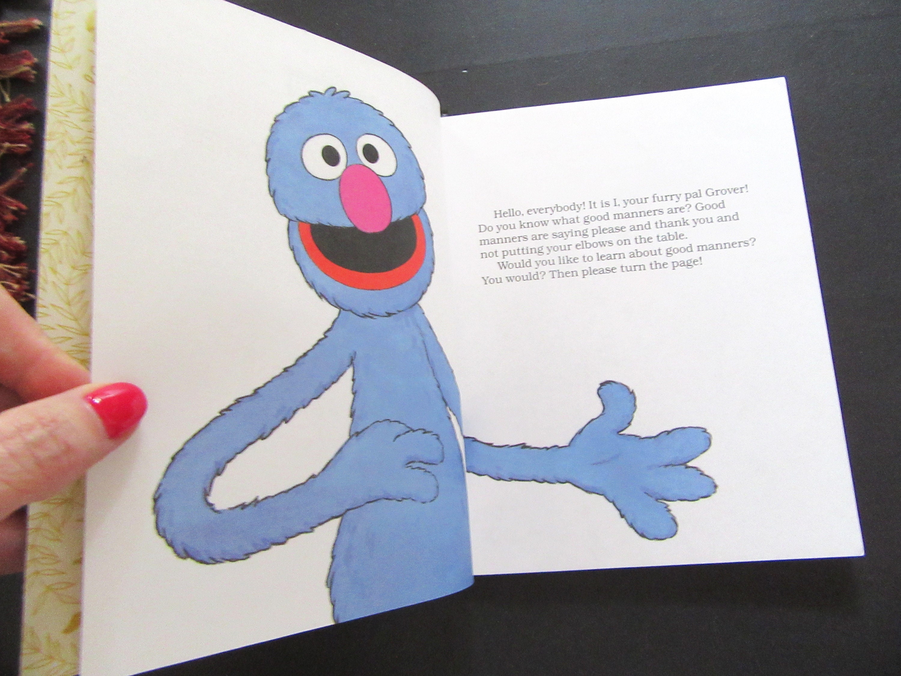 Vintage 1992 Grover's Guide to Good Manners - Little Golden Book - Etsy