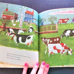 1960 Old Mcdonald Had A Farm / LITTLE GOLDEN BOOK / Pictures by Moritz ...