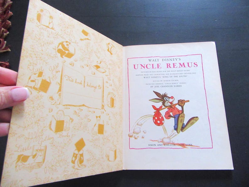 1947 Walt Disney's Uncle Remus Little Golden Book - Etsy