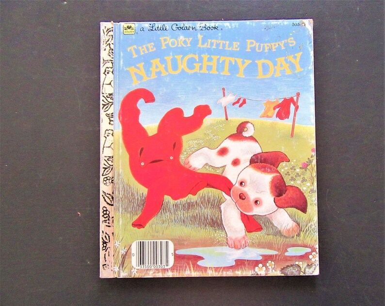 1985 the Poky Little Puppy's Naughty Day / Little Golden Book ...
