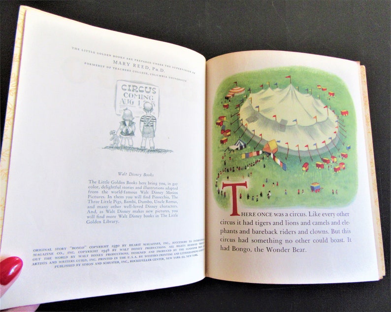 1948 Vintage BONGO / WALT DISNEY / Little Golden Book / - Etsy