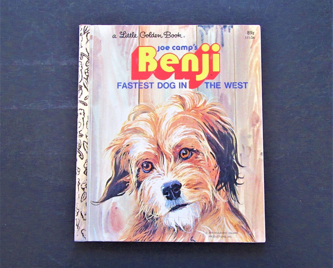 1978 Vintage BENJI Fastest Dog in the West / Little Golden Book / Joe ...