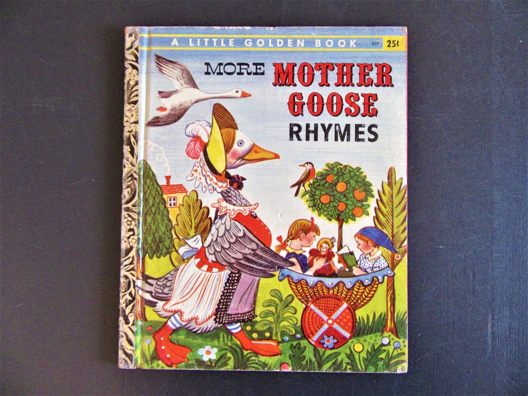 1958 Vintage MORE MOTHER GOOSE Rhymes / Little Golden Book / Fifty ...