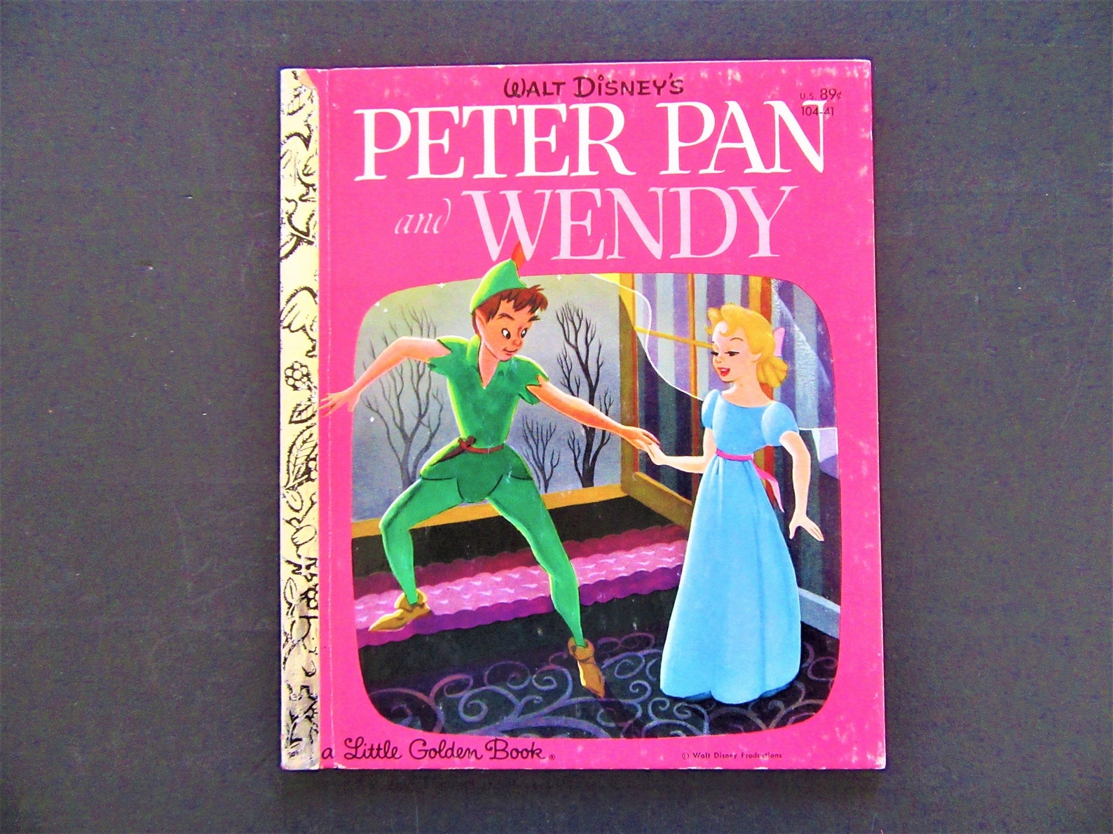 1982 Vintage PETER PAN and WENDY / Walt Disney / Little Golden Book ...