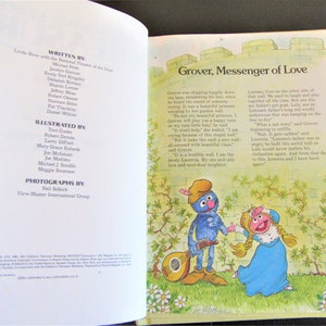 Vintage 1983 Sesame Street Treasury: Jim Henson Muppets Hardcover Book ...