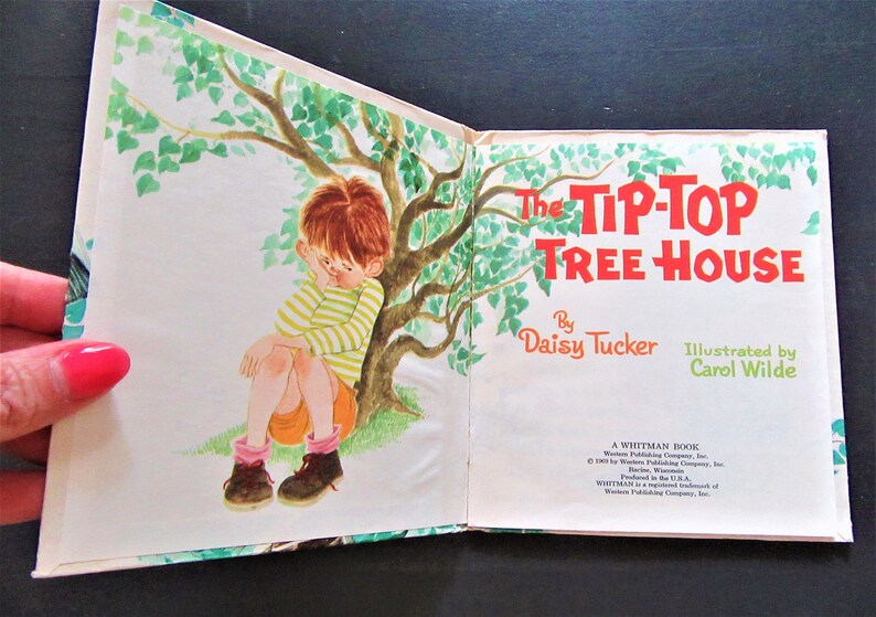 Vintage 1969 the Tip-top Treehouse: Whitman Tell-a-tales Children's ...