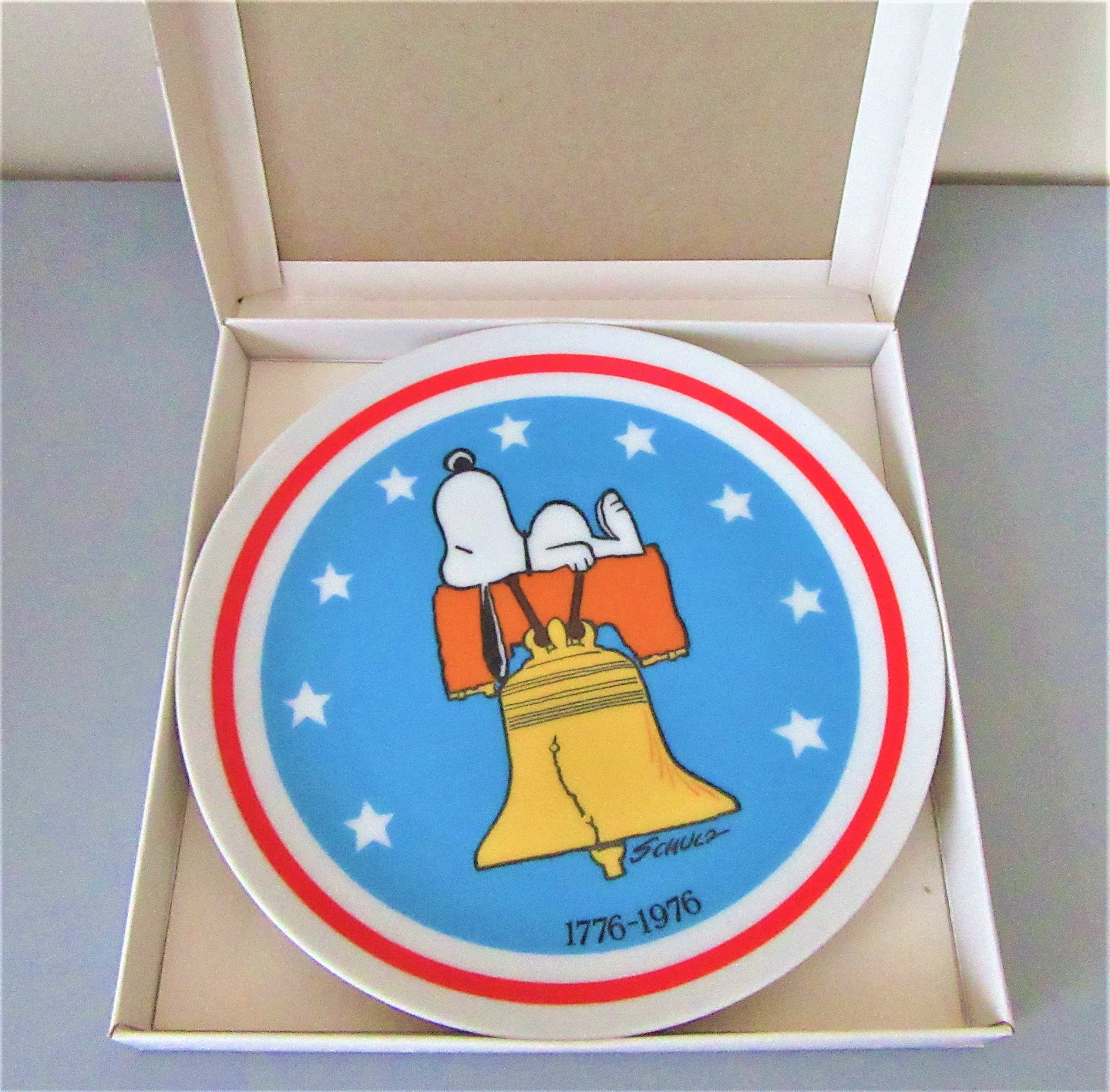 1976 PEANUTS SNOOPY PLATE Schmid Snoopy Plate Charles Schultz | Etsy