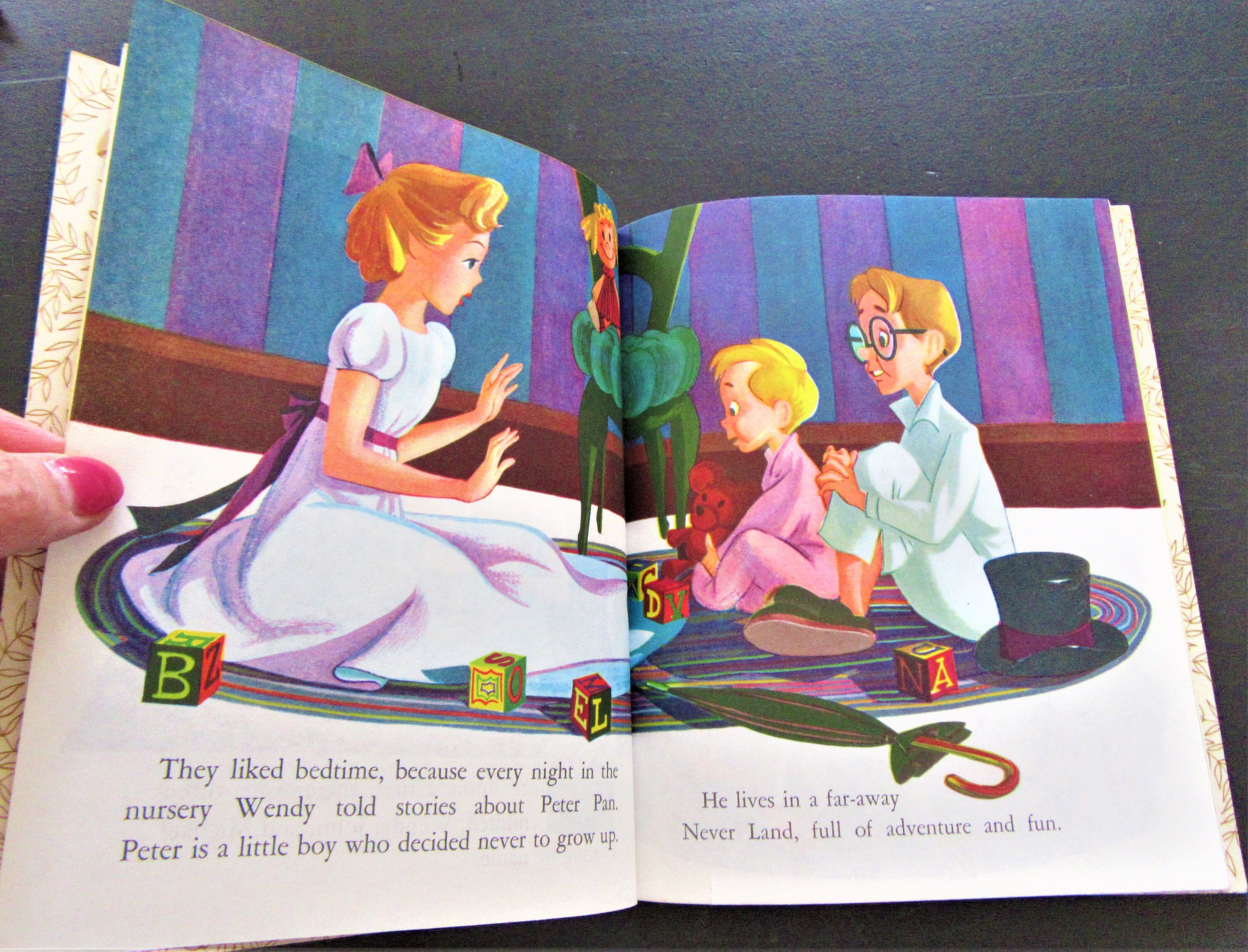 1982 Vintage PETER PAN and WENDY / Walt Disney / Little Golden Book ...
