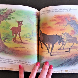 Vintage 1984 Bambi Little Golden Book, Walt Disney Children's Book - Etsy