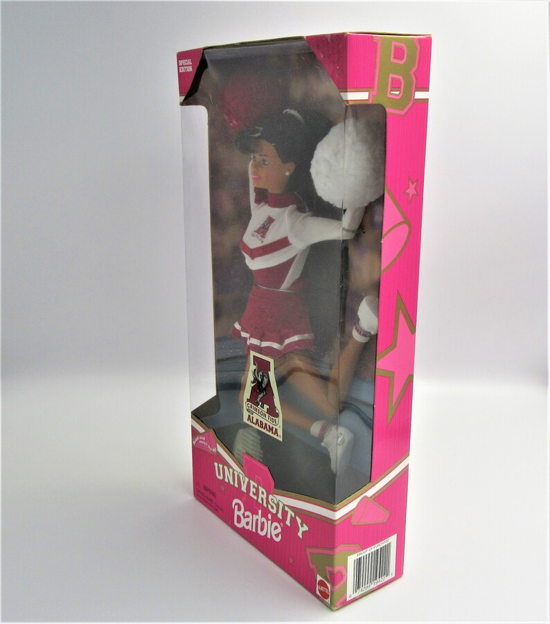 1996 MATTEL BARBIE University of Alabama Barbie Doll Special | Etsy