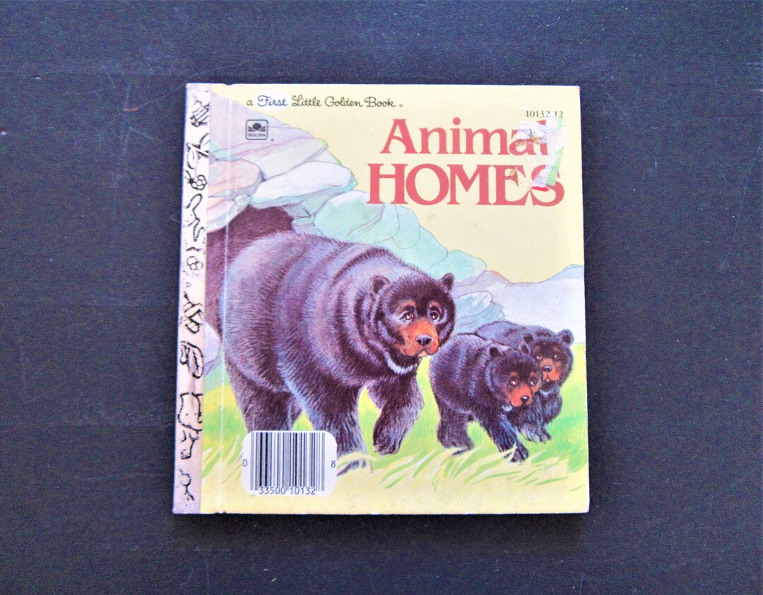 1982 Animal Homes: A First Little Golden Book - Etsy