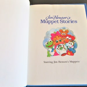 Vintage 1991 Jim Henson's Muppet Stories Hardcover Book - Etsy