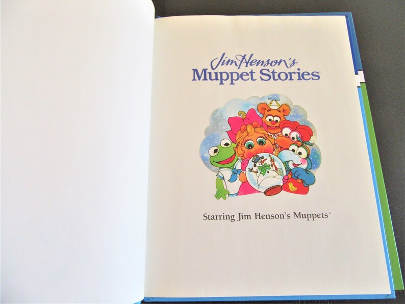 Vintage 1991 Jim Henson's Muppet Stories Hardcover Book - Etsy