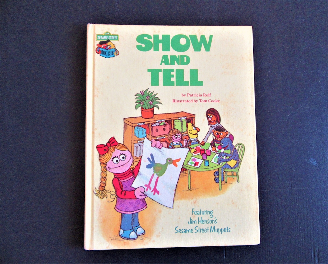 1980 Sesame Street Book: Show and Tell, Jim Henson's Muppets - Etsy