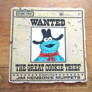 1978 Sesame Street "wanted the Great Cookie Thief" Featuring Jim Henson ...