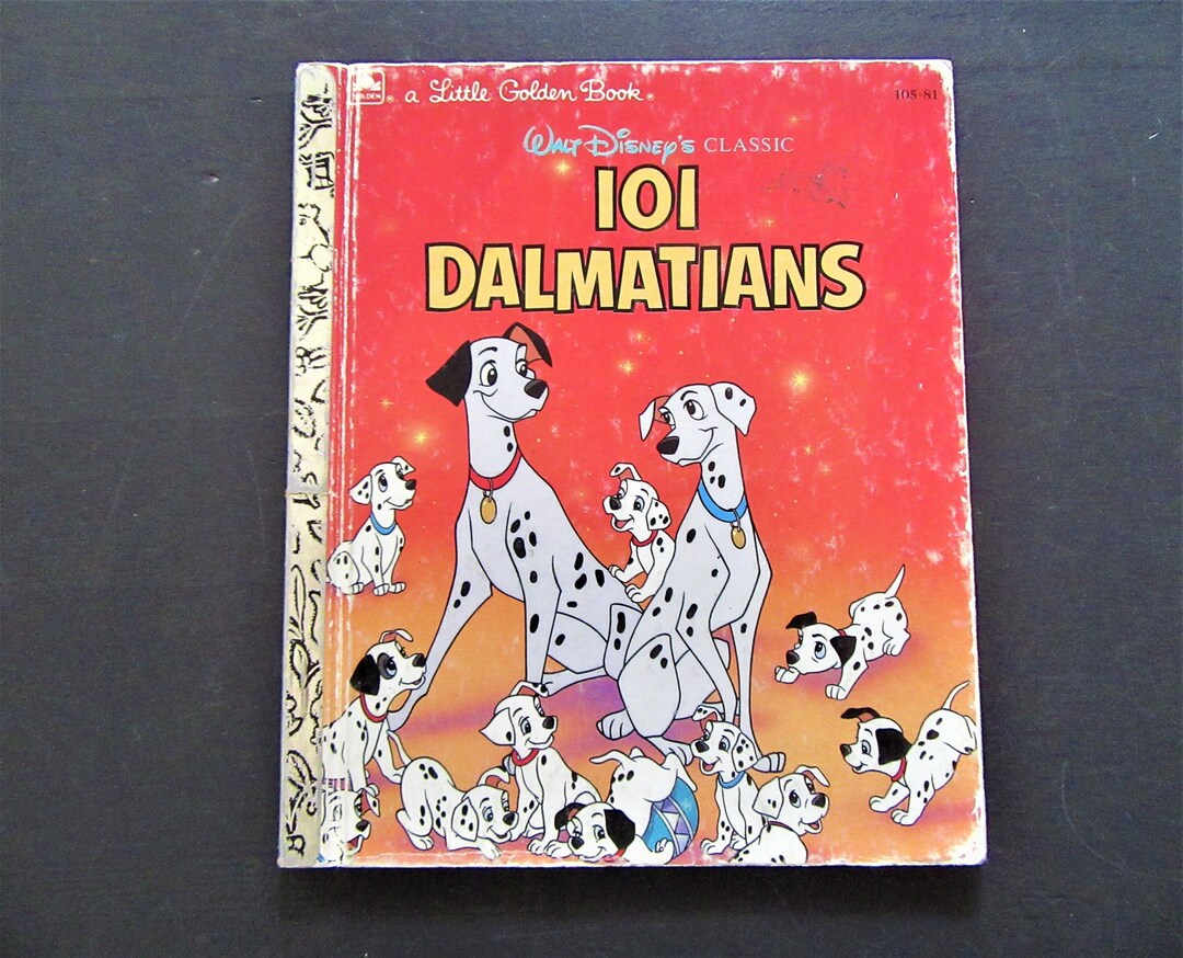 1988 101 DALMATIONS / Little Golden Book / Walt Disney / by Justine ...