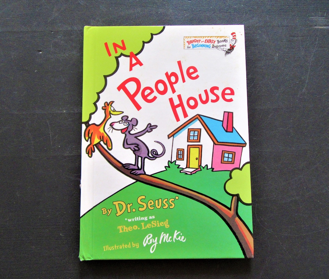 In A People House - Dr. Seuss Hardcover - Bright and Early Book - Etsy