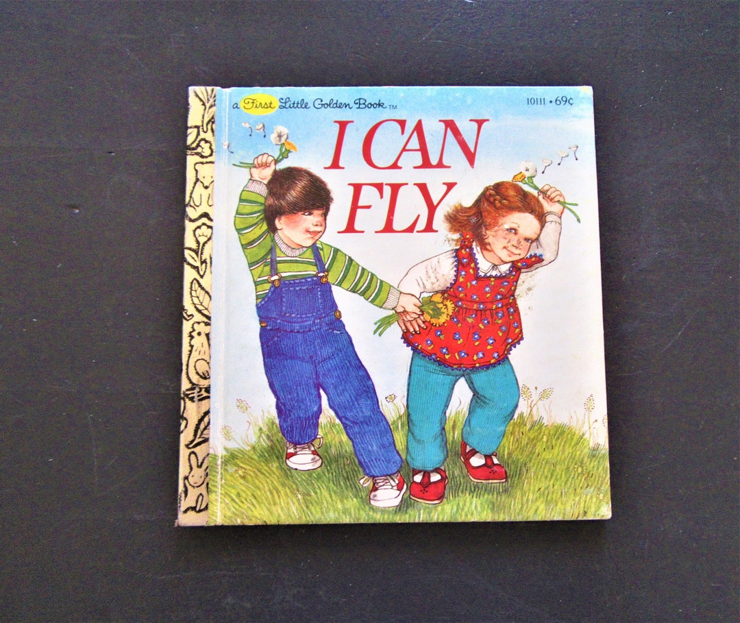 1978 I Can Fly / A FIRST Little Golden Book / by Ruth Krauss / - Etsy