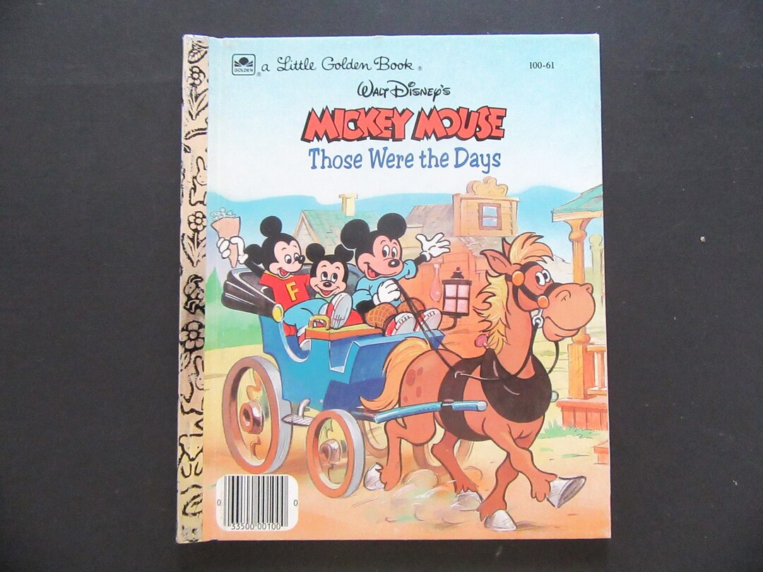 1988 Vintage MICKEY MOUSE Those Were the Days / Walt Disney / Little ...