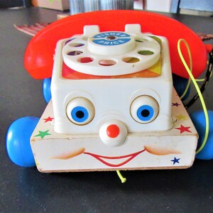Vintage 1960's FISHER PRICE / Chatter Phone / Model # 747 / Pull-a-long ...