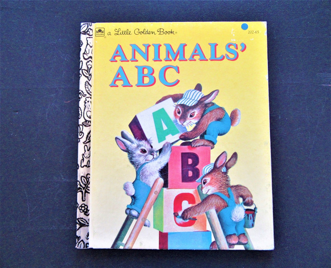 Vintage Animals' ABC Little Golden Book by Garth Williams, 1985 - Etsy