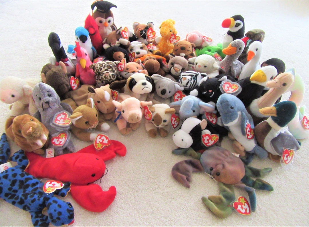 1990-200 Vintage TY BEANIE BABIES / You Pick / Mint Condition / Comes ...