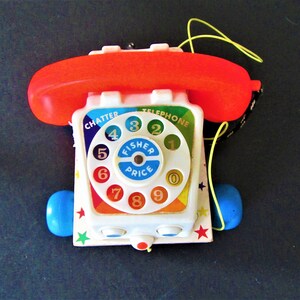Vintage 1960's FISHER PRICE / Chatter Phone / Model # 747 / Pull-a-long ...