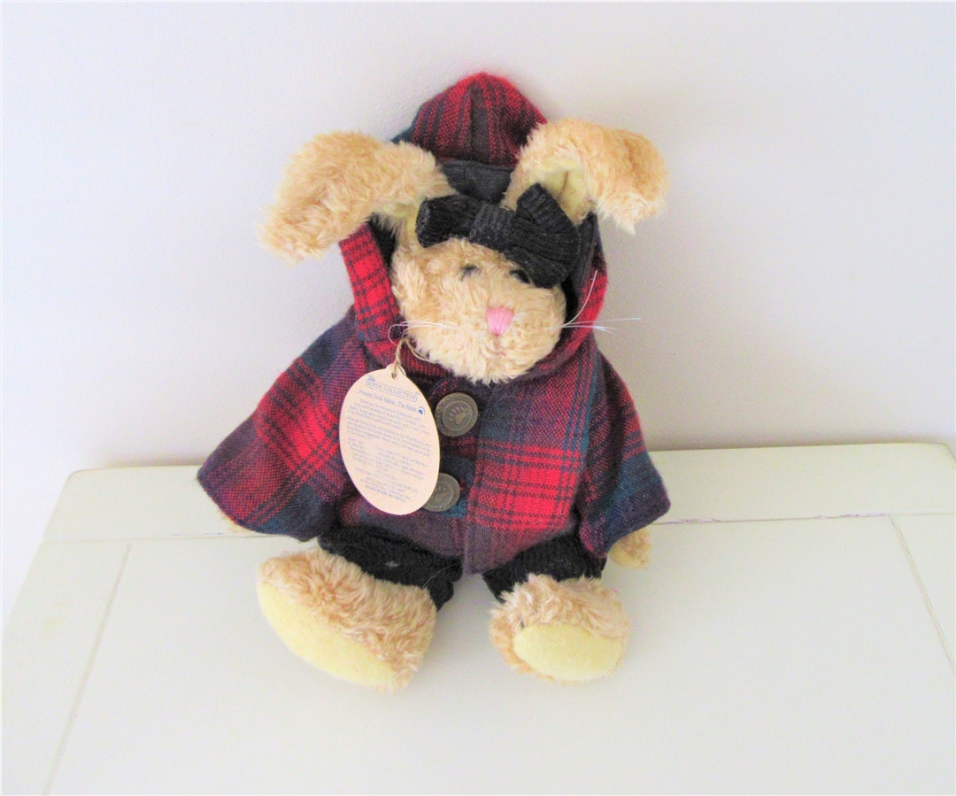 Vintage BOYD'S Bear PLUSH BUNNY / Stuffed Bunny / Country Decor - Etsy
