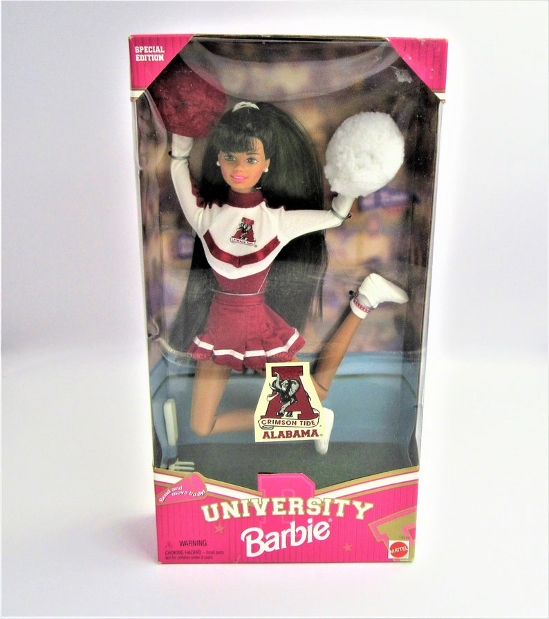 1996 MATTEL BARBIE University of Alabama Barbie Doll Special | Etsy