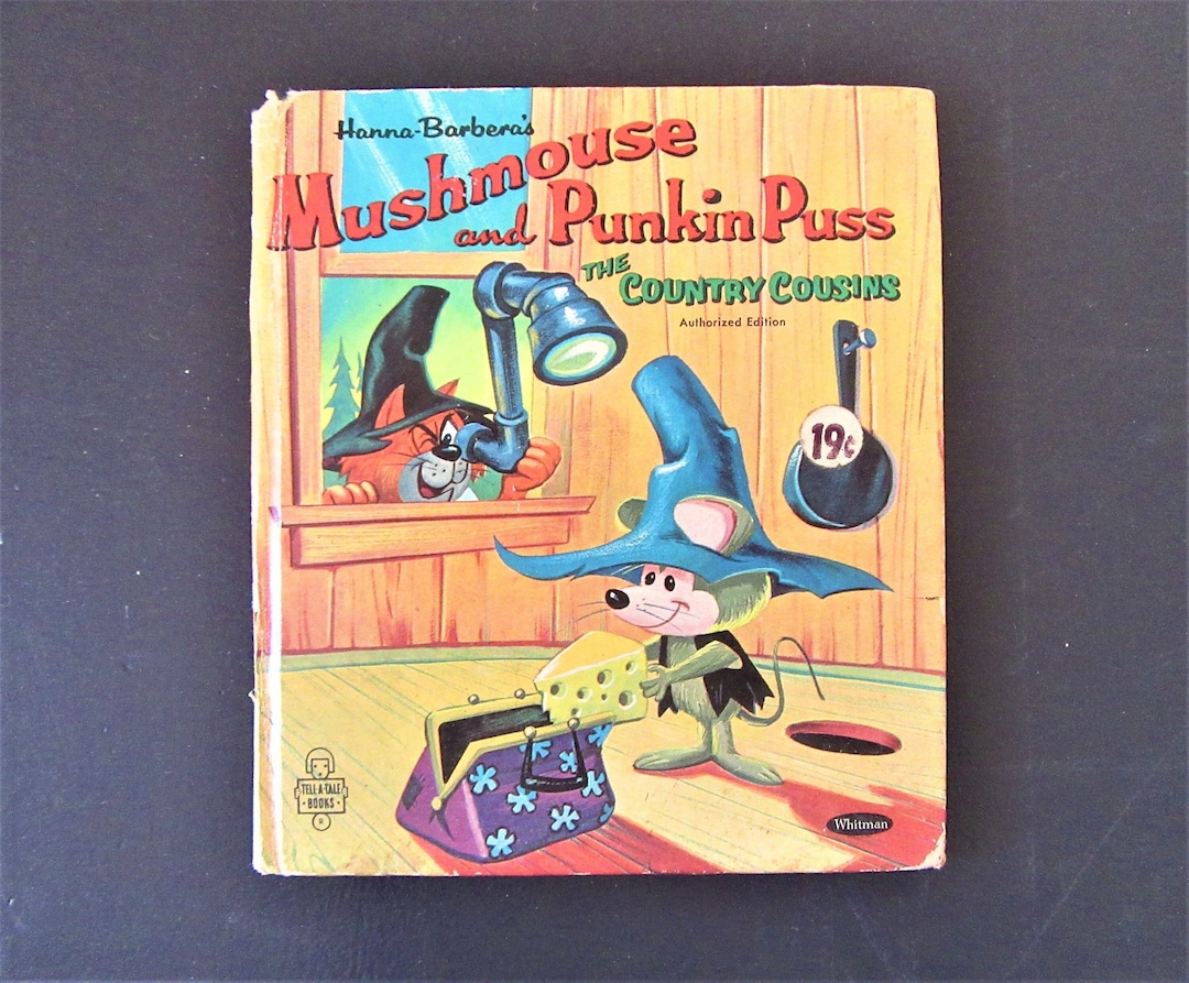 1964 Mushmouse and Punkin Puss Book: Hanna Barbera Tell-a-tale Book - Etsy