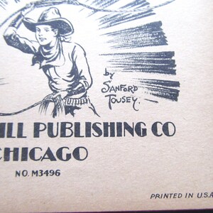 Cowboy Jimmy by Sanford Tousey: 1935 First Edition Children's Book - Etsy