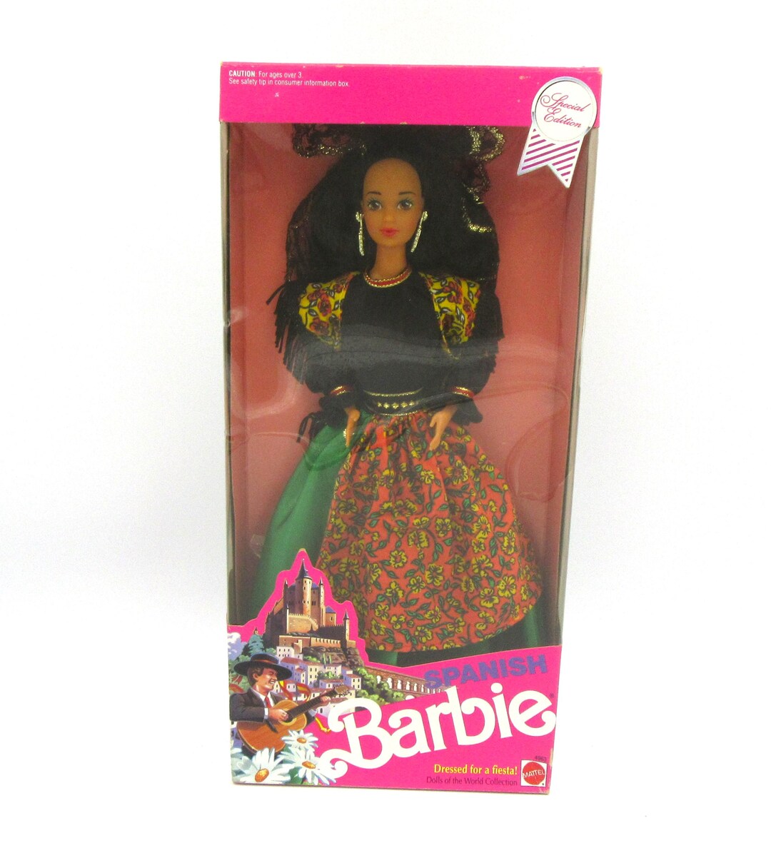 1991 Spanish Barbie Dolls of the World Collector Edition Barbie New in ...
