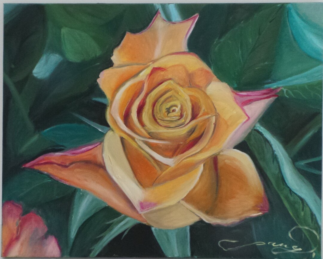 A Beautiful Original Contemporary Oil Painting on Canvas of Beautiful ...