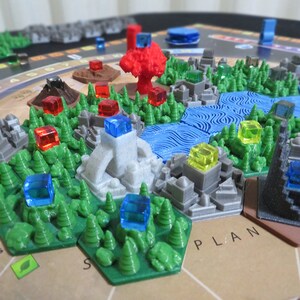 Ocean Tiles for Terraforming Mars - 9 Pieces - Etsy