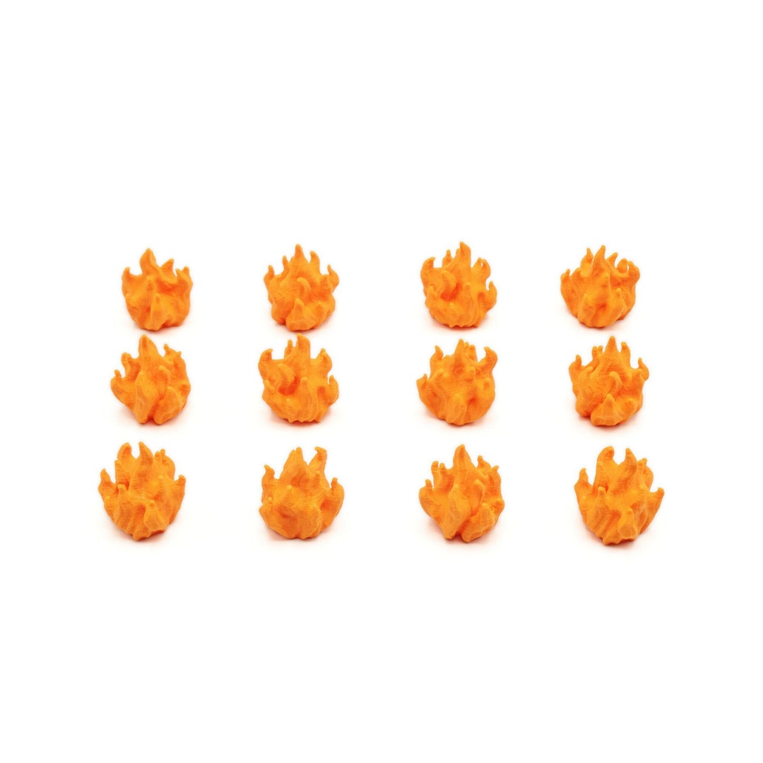 Fire Tokens for Nemesis & Nemesis: Lockdown - 12 Pieces | Board Game ...